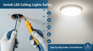 How to Install LED Ceiling Lights? Step-by-Step Guide 2025